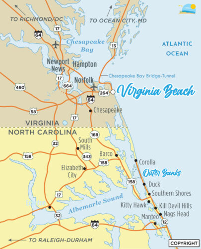 Map & Directions to Virginia Beach, Virginia | Visitors Guide